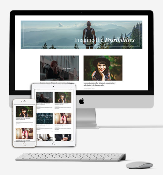 Free Divi Blog Layout from the Pixie Bundle | Premade Divi Page Layouts