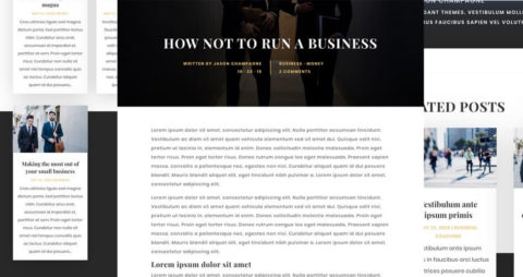 Free Divi Blog Post Template for Business Consultant Layout Pack - Divi Den