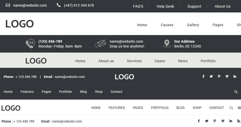 Divi Navigation Menus for Divi Theme Builder