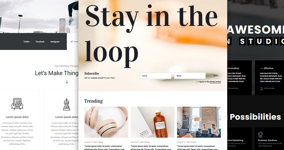 Divi Homepage Layouts