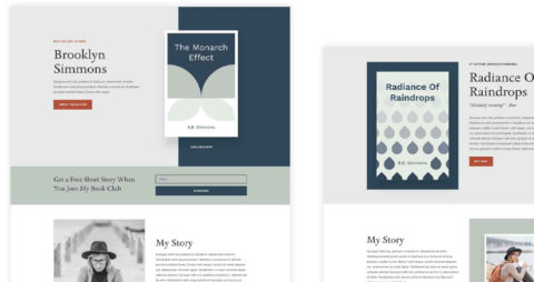Writer Free Divi Layout Pack